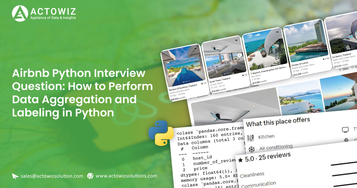 Airbnb Python Interview: Data Aggregation & Labeling