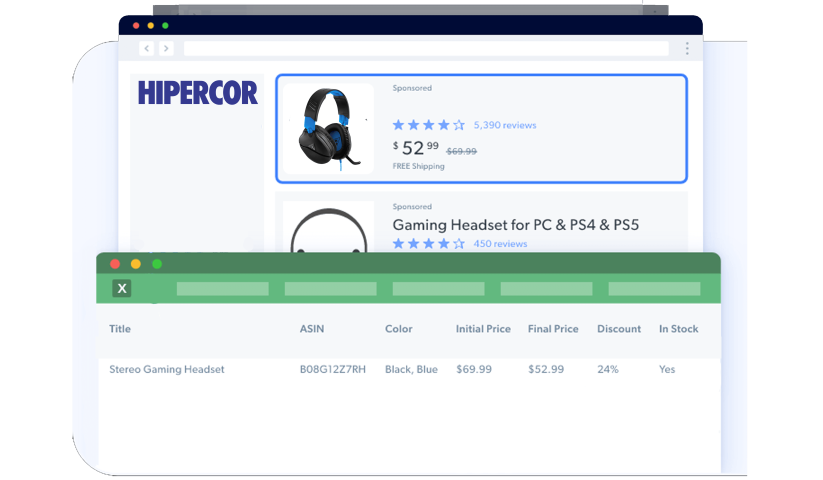 Scrape Hipercore.es Product Data