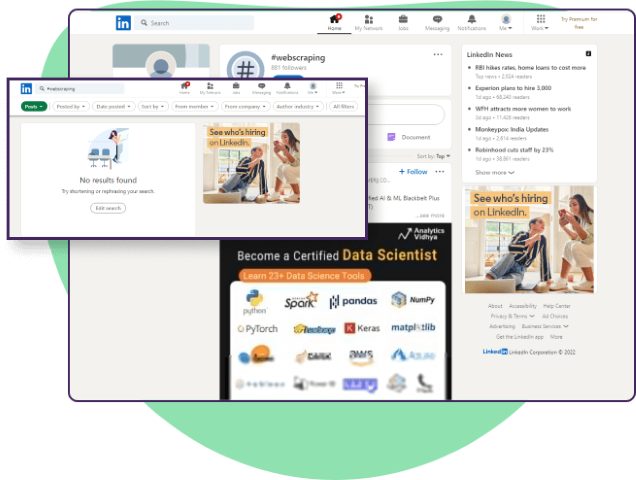 LinkedIn Data Scraping Services | Scrape LinkedIn Profiles and Company Data