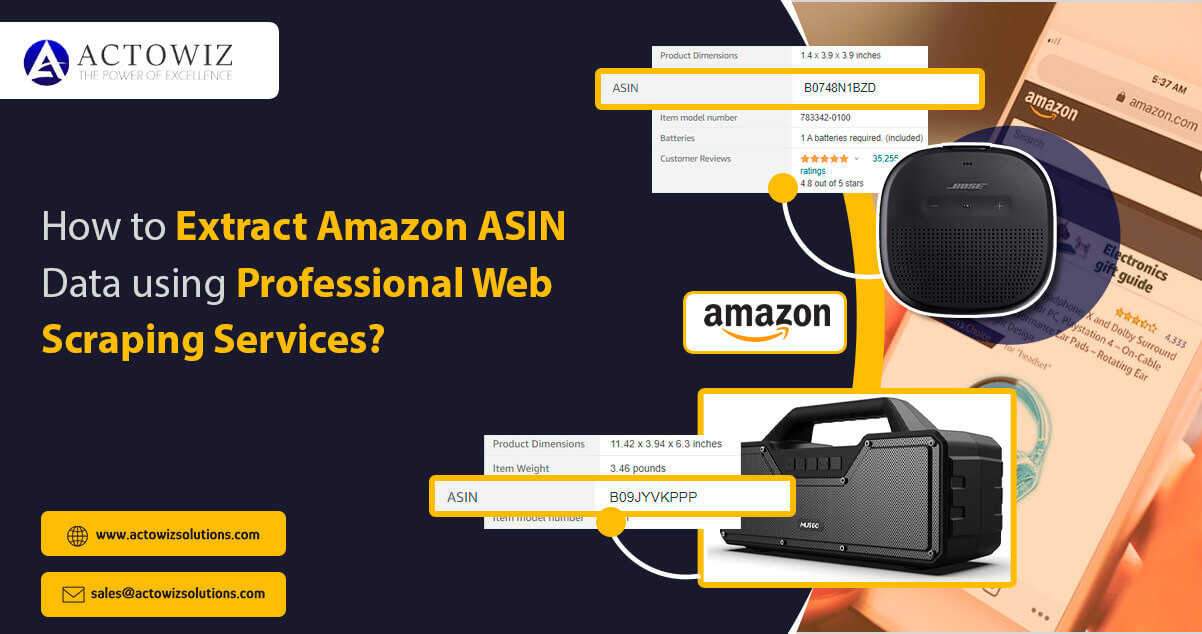 How to Extract Amazon ASIN Data using Professional Web Scraping Services?