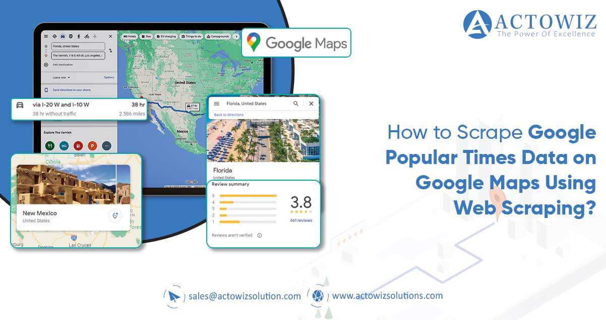How to Scrape Google Popular Times Data on Google Maps Using Web Scraping?