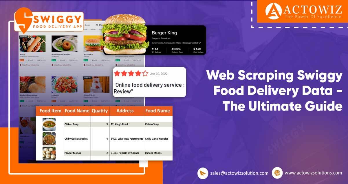 Web Scraping Swiggy Delivery Data - The Ultimate Guide Web Scraping Swiggy Delivery Data - The Ultimate Guide
