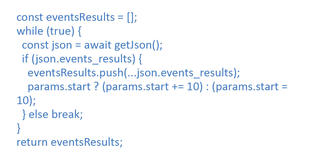 How to Scrape Google Events Results Data with Nodejs?