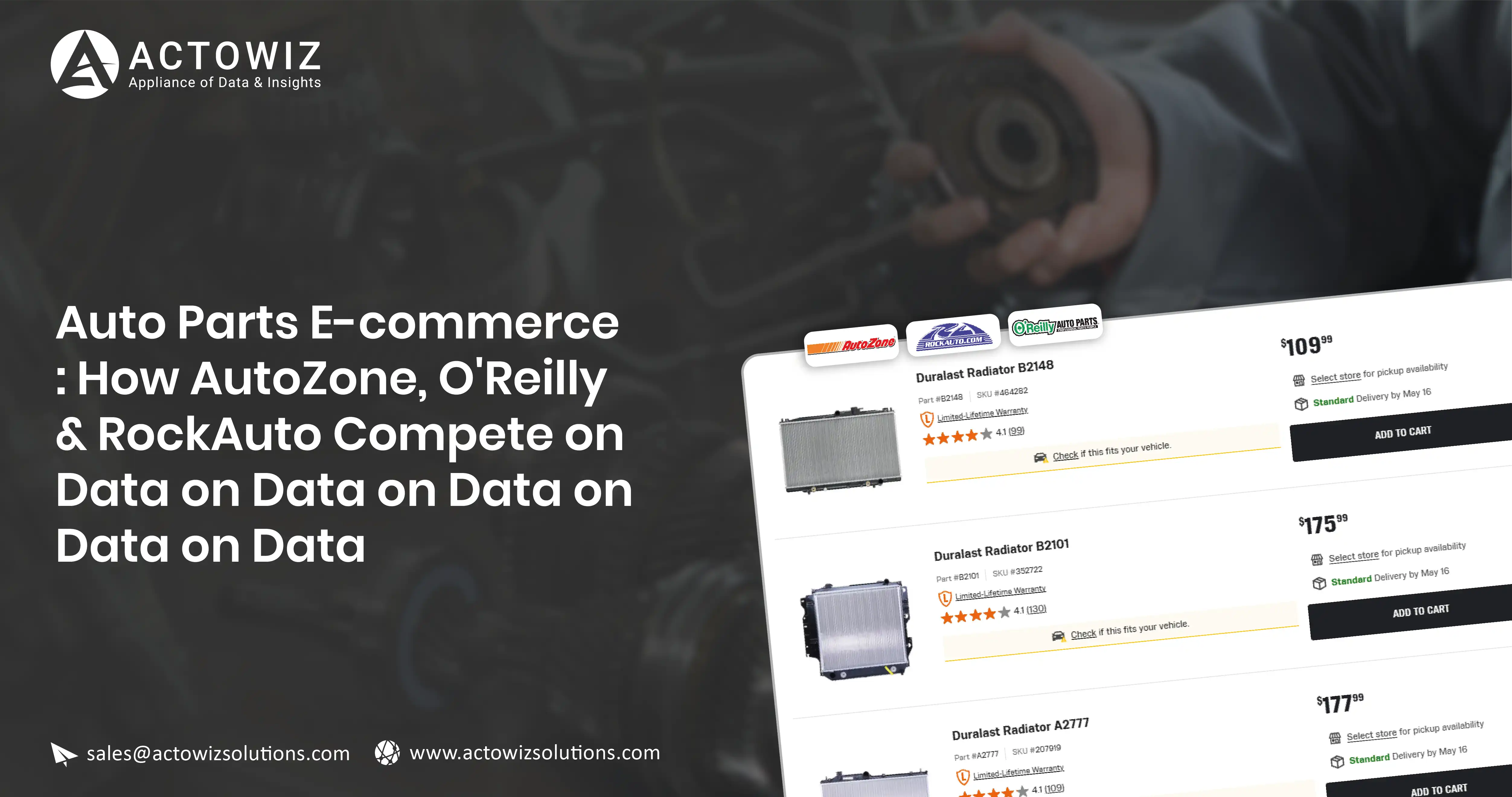 Auto Parts E-commerce: How AutoZone, O’Reilly & RockAuto Compete on Data