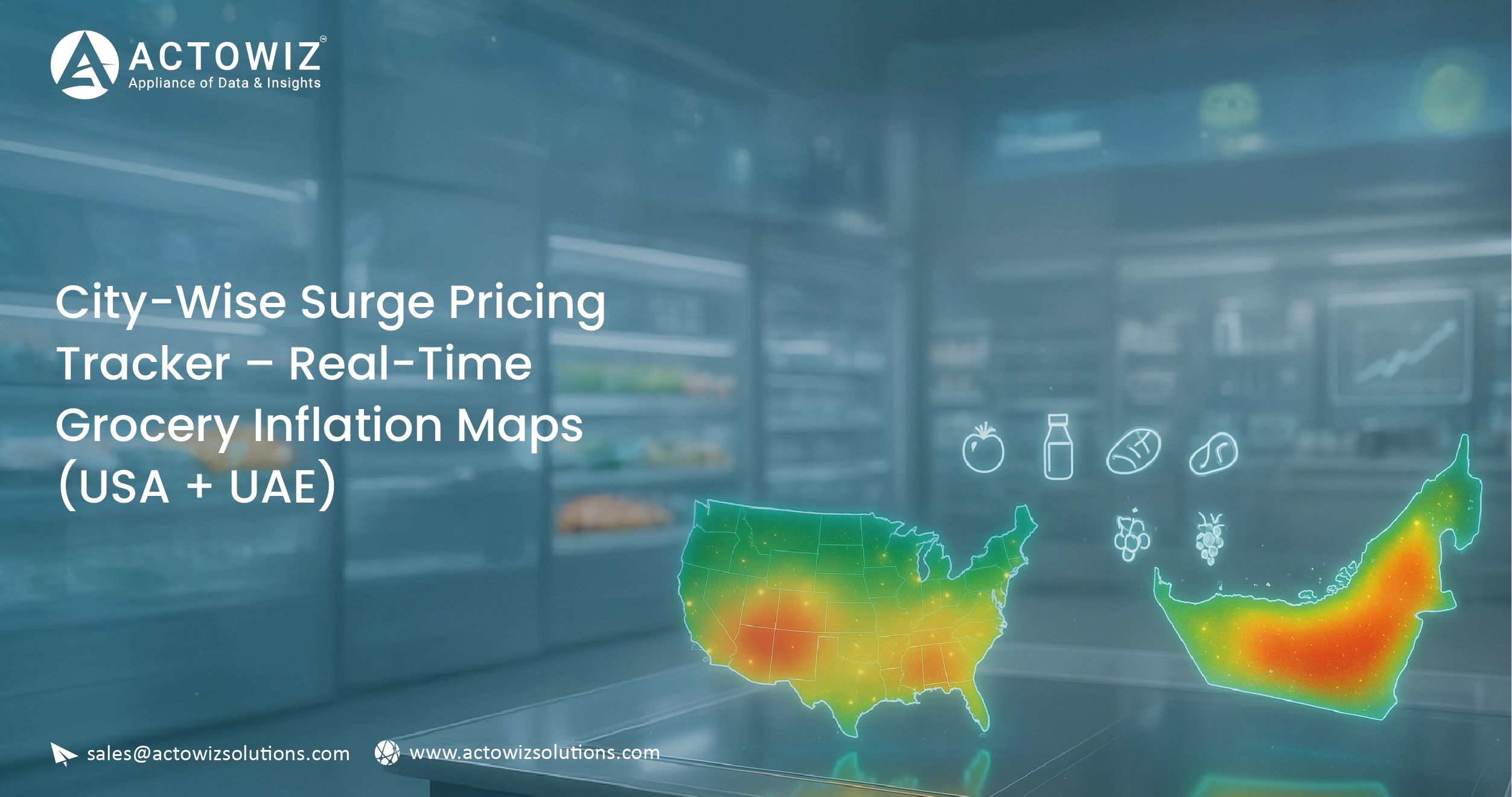 City-Wise Surge Pricing Tracker – USA & UAE Grocery Insights