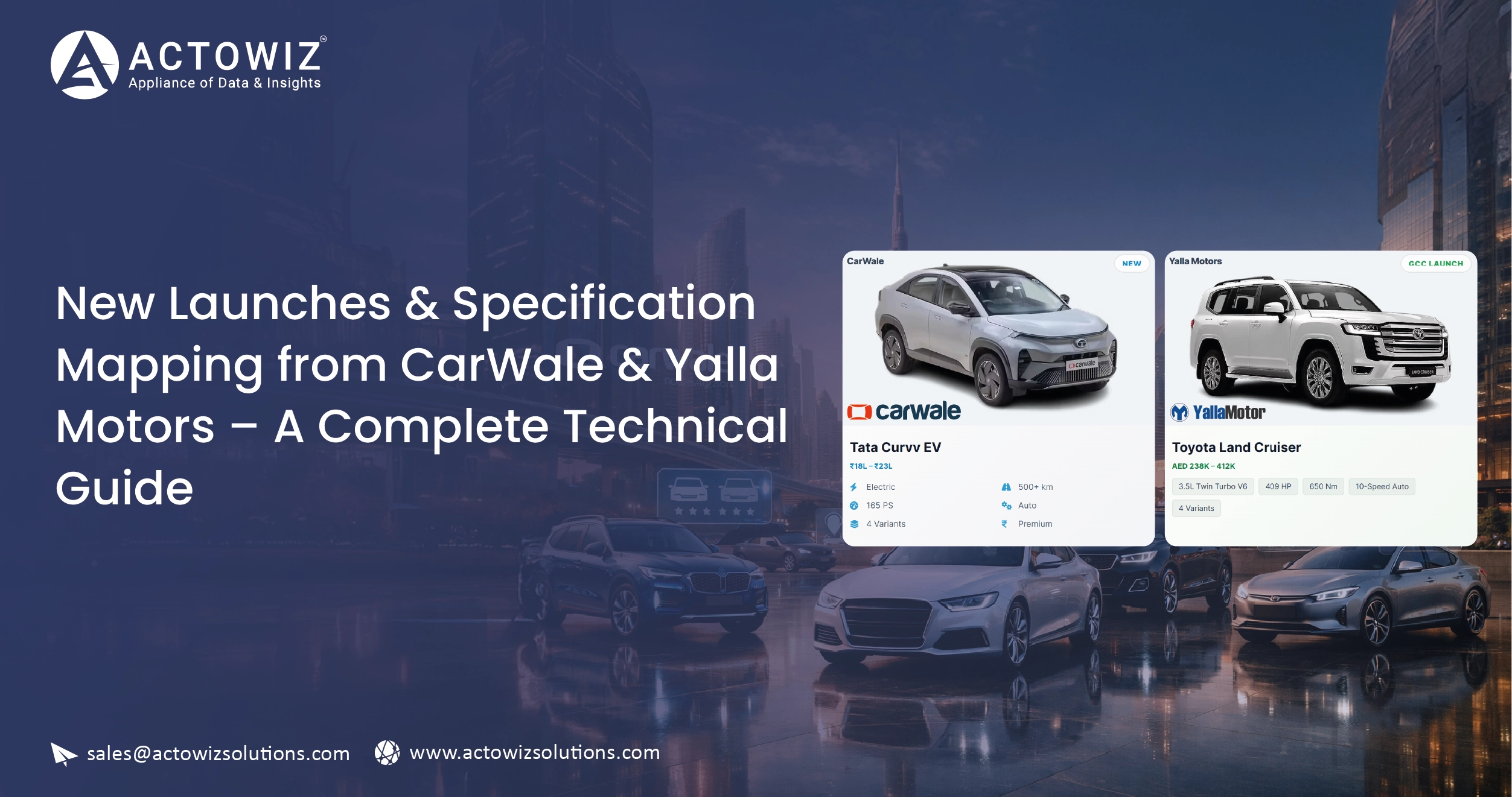 CarWale & Yalla Motors Spec Mapping Tutorial | Actowiz