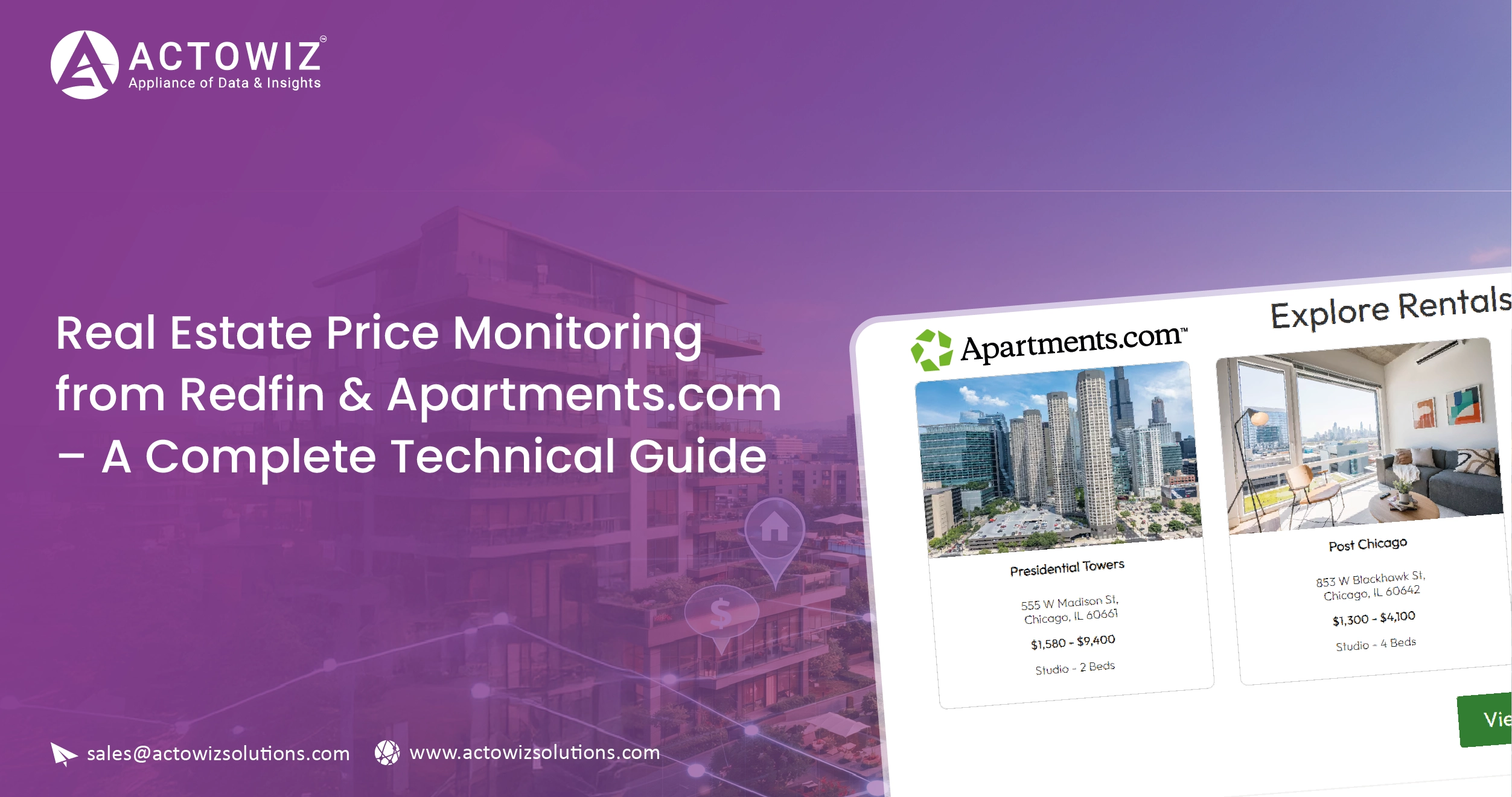 Redfin & Apartments.com Price Monitoring Tutorial | Actowiz