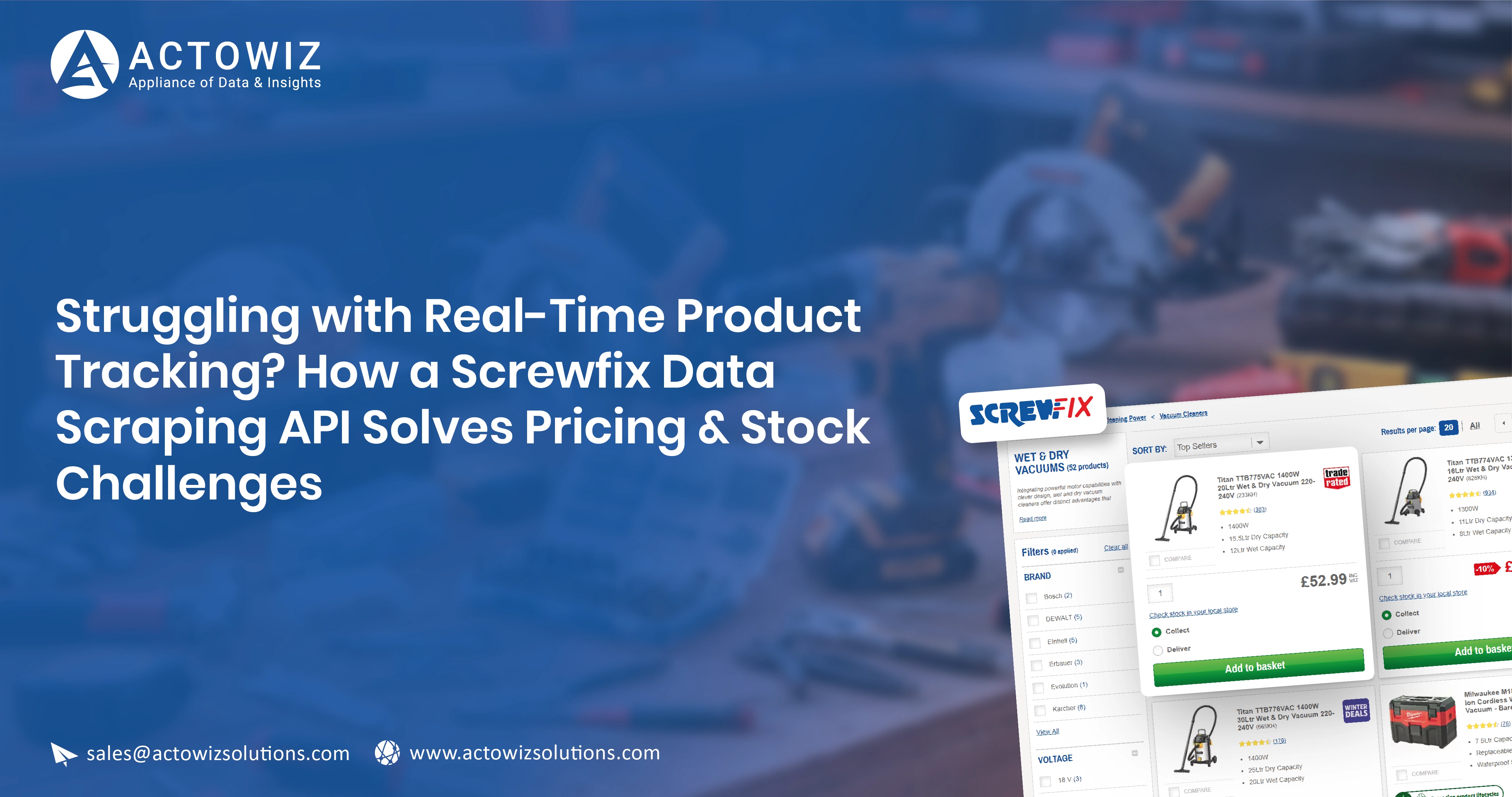 Screwfix Data Scraping API