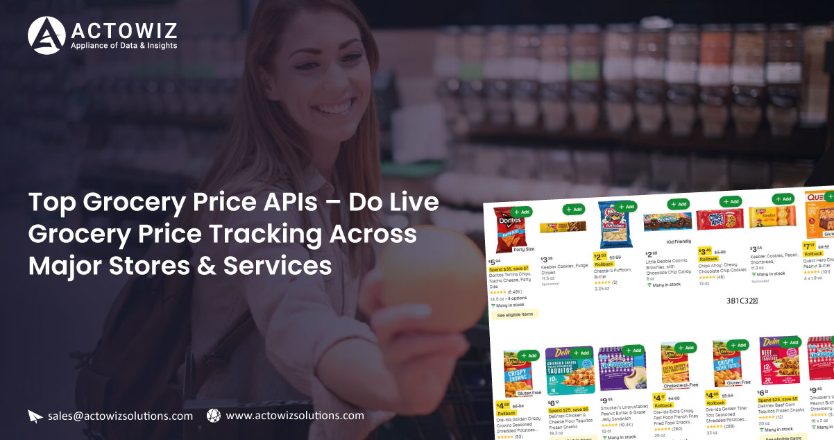 Top Grocery Price APIs - Live Grocery Price Tracking