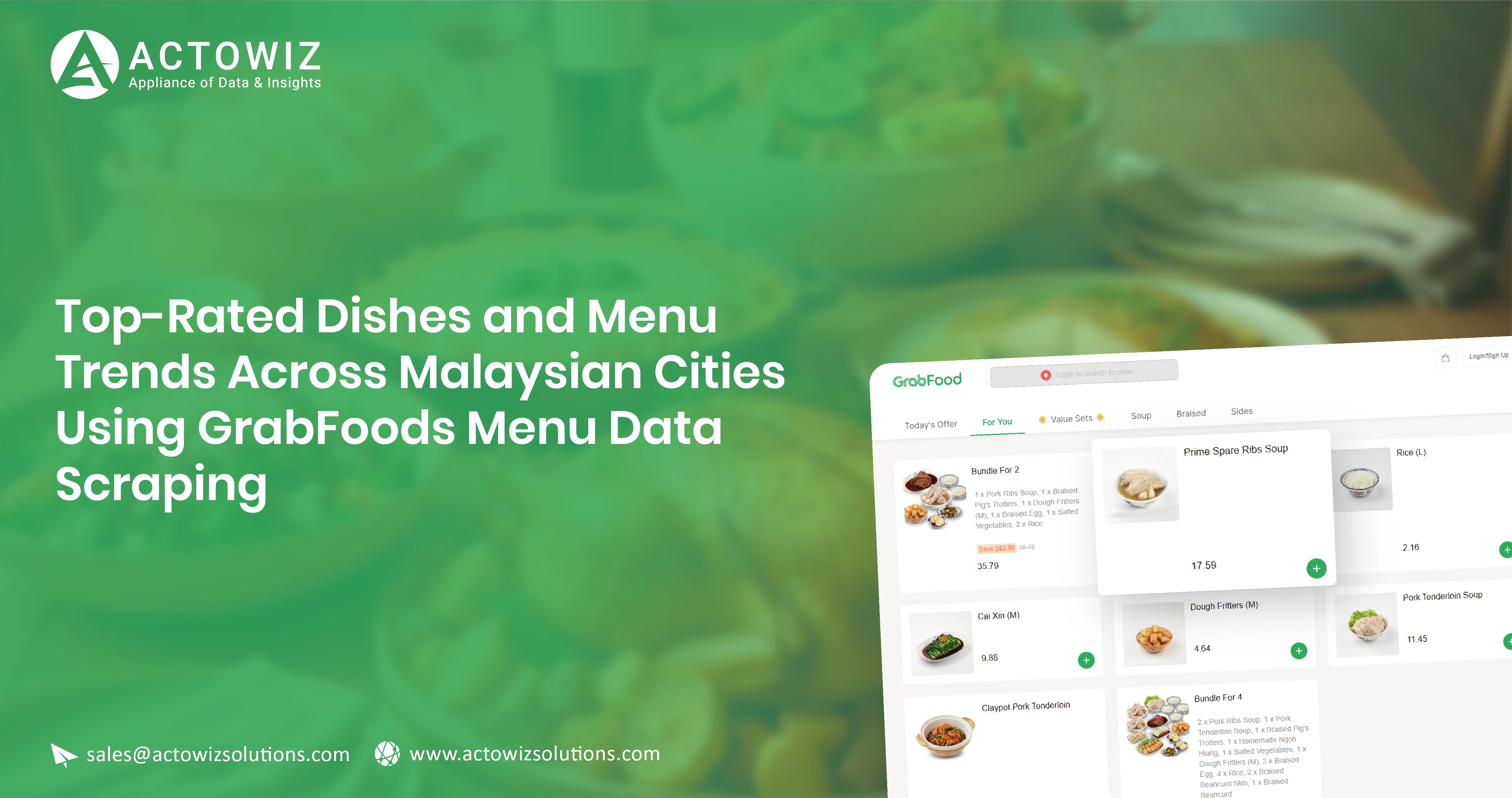 GrabFoods Menu Data Scraping