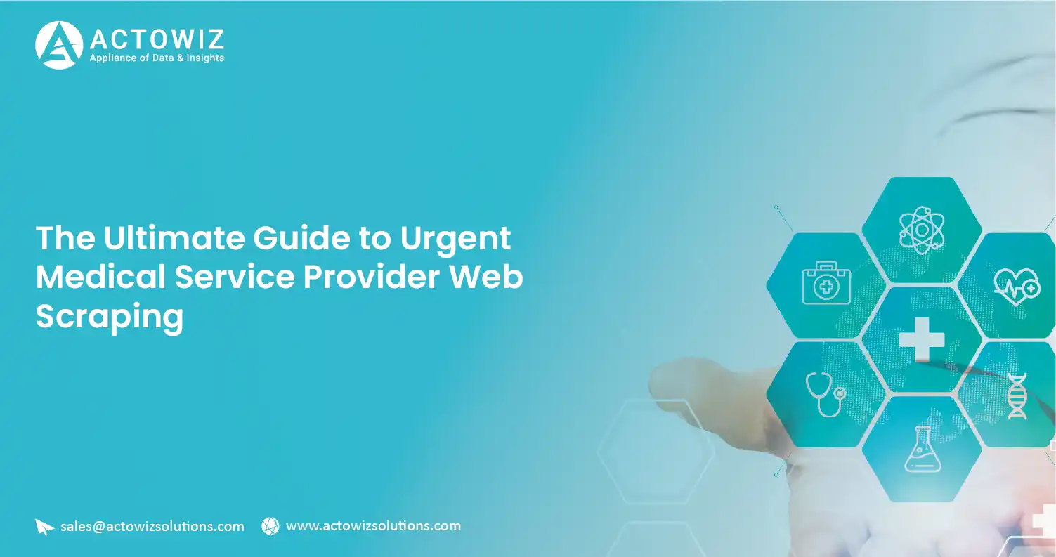 Urgent Medical Service - Web scraping in healthcare sector