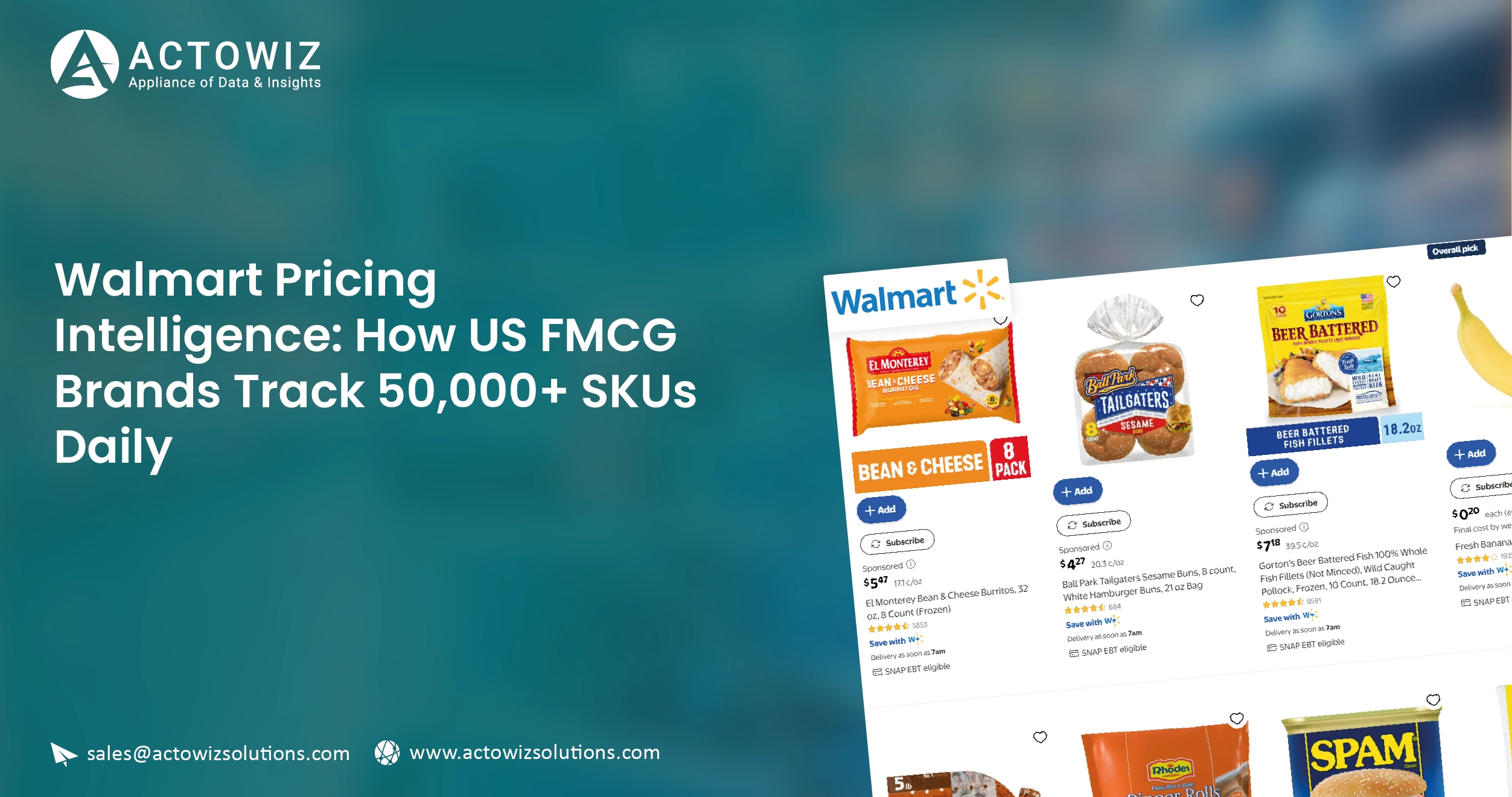 Walmart Pricing Intelligence for FMCG Brands | Daily SKU Tracking Guide
