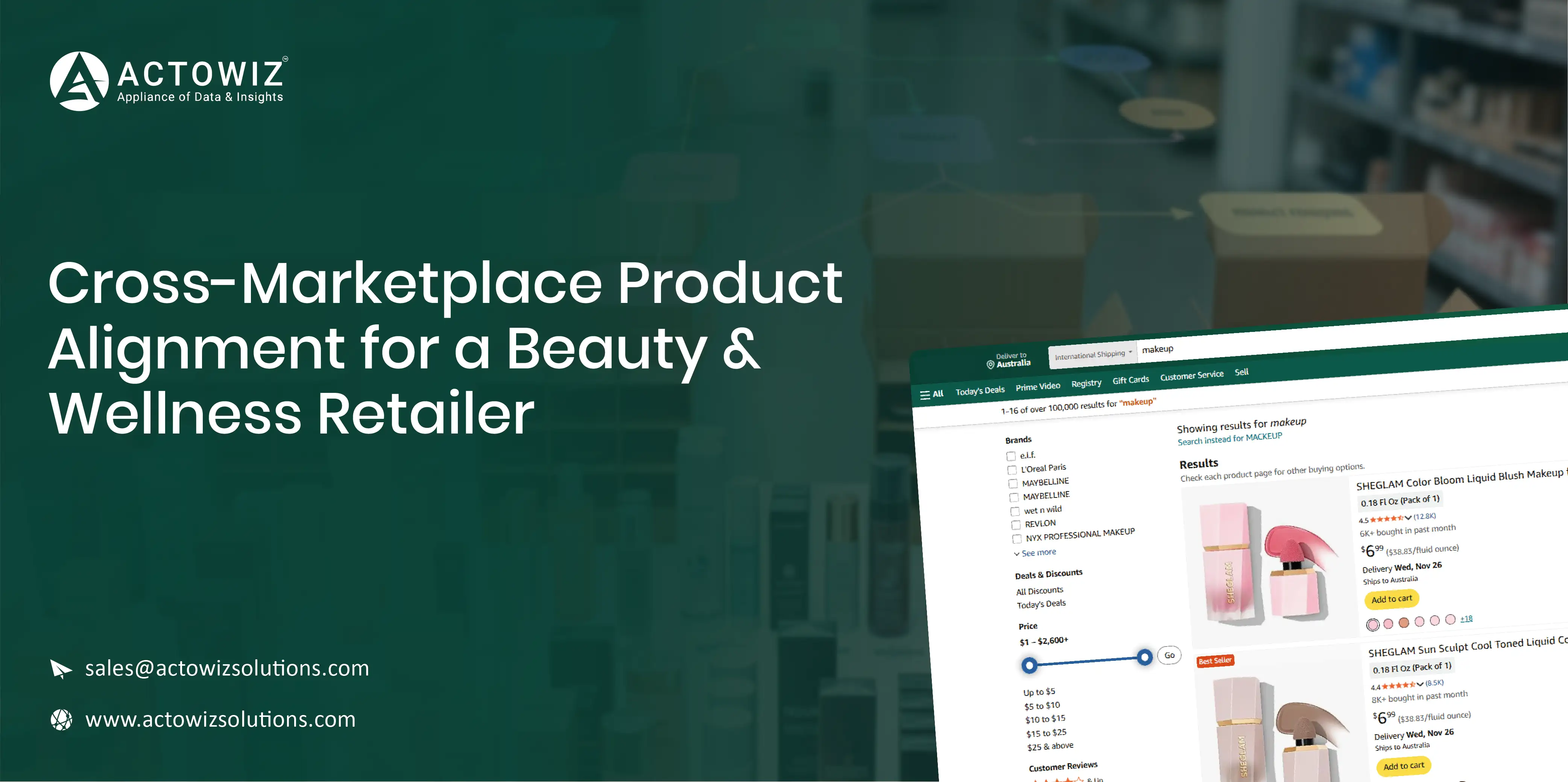 Cross-Marketplace Product Alignment for Beauty Retailers | Actowiz ...