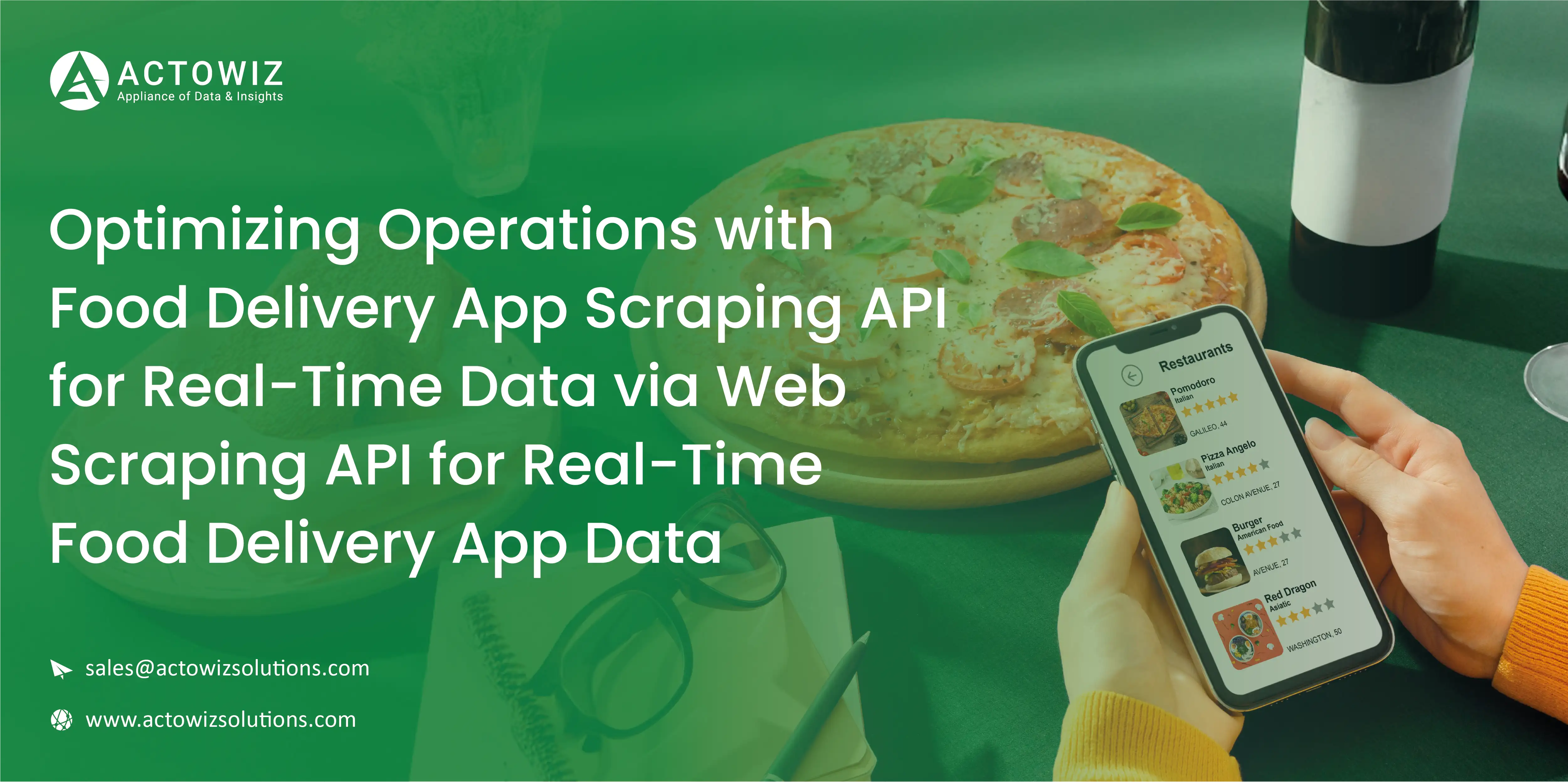 Web Scraping API for Real-Time Food Delivery App Data