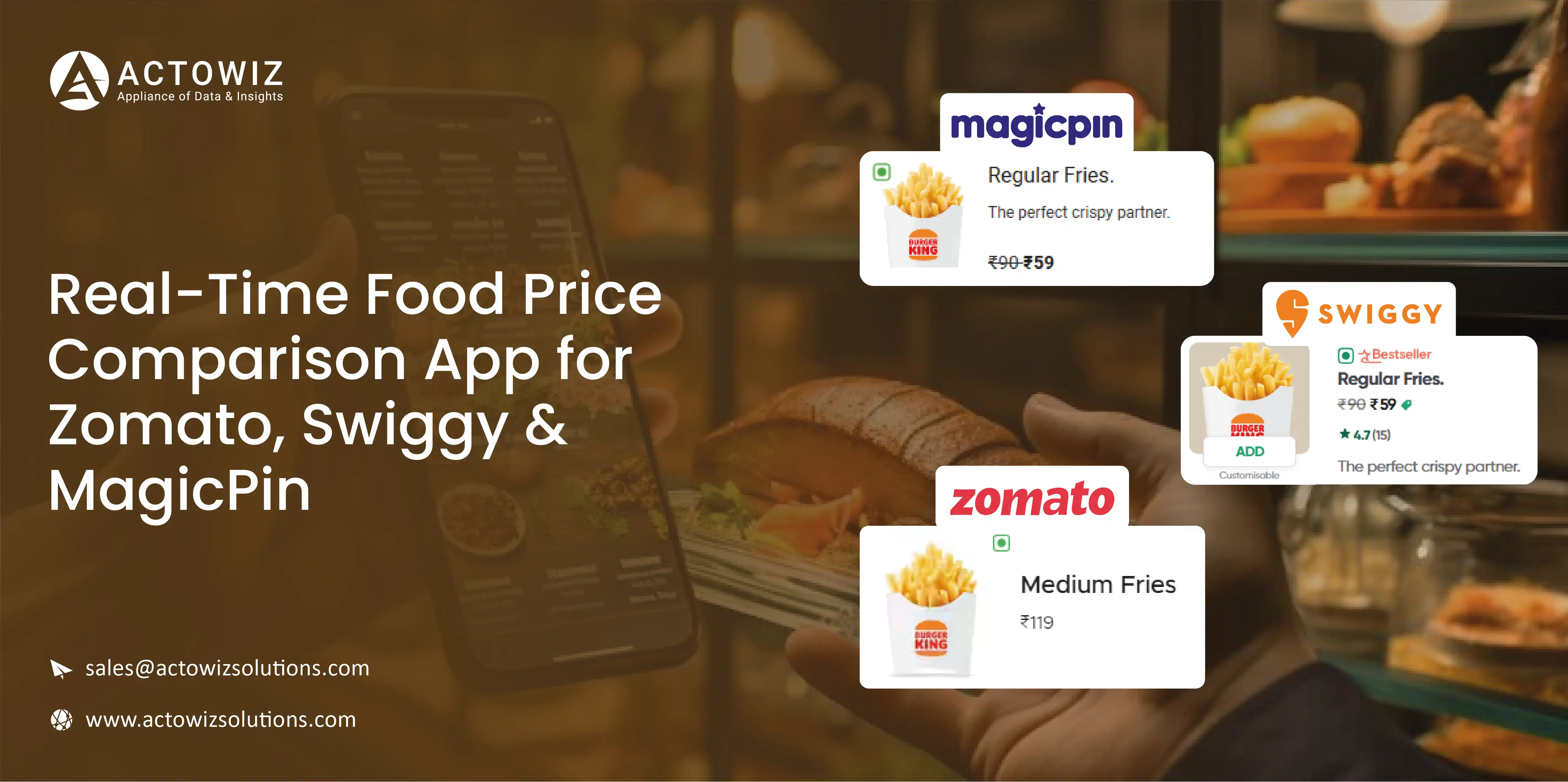 Real-Time Food Price Comparison App for Zomato, Swiggy & MagicPin ...