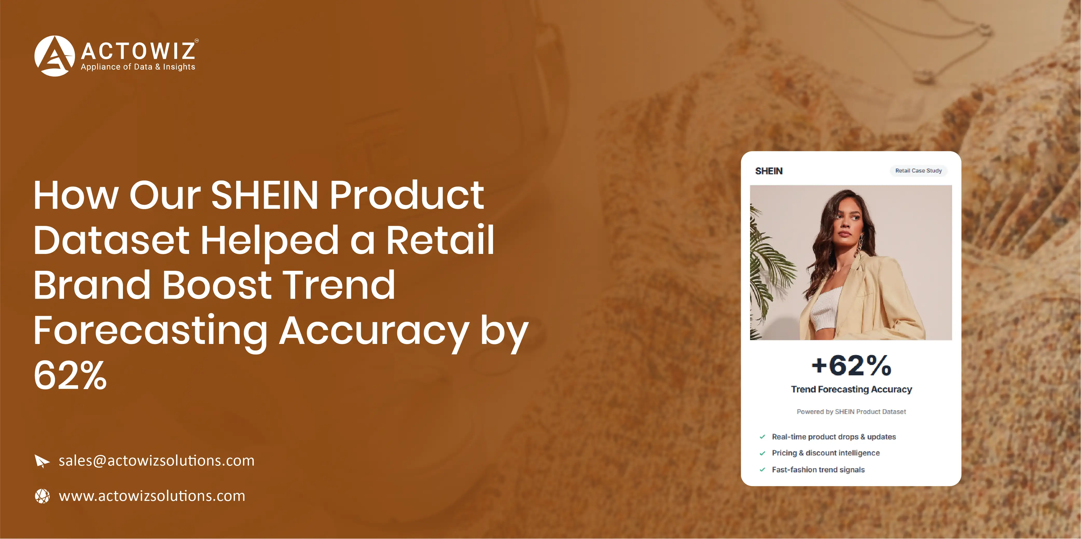 SHEIN Product Dataset - Boost Forecasting Accuracy by 62%